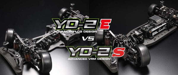 YD2 SERIES COMPARISON: YD2-E (LCG) vs YD2-S (VRM) – Super-G R/C Drift Arena
