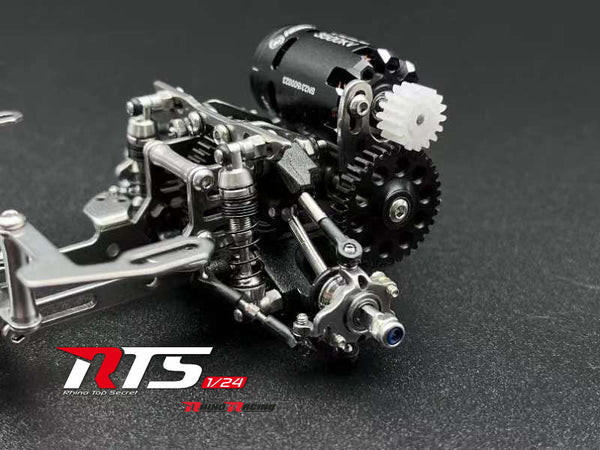 RTS 1-24 RWD Drift Chassis Kit - Adjustable Wheelbase [Rhino Racing] R – Super-G R/C Drift Arena