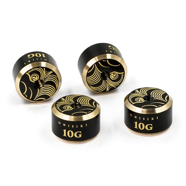 BRASS BALANCE WEIGHT 10G (Threaded Setting Weights) 4pc [Onisiki] ONI9 ...
