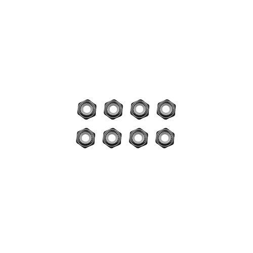 RC28R Aluminum Black M2 Locknuts RC28 [Associated] 21689 – Super-G R/C ...