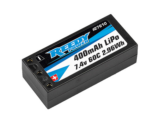 REEDY POWER 400mAh 60C 7.4V 1:28 Hardcase Battery RC28 [Associated] 21 ...