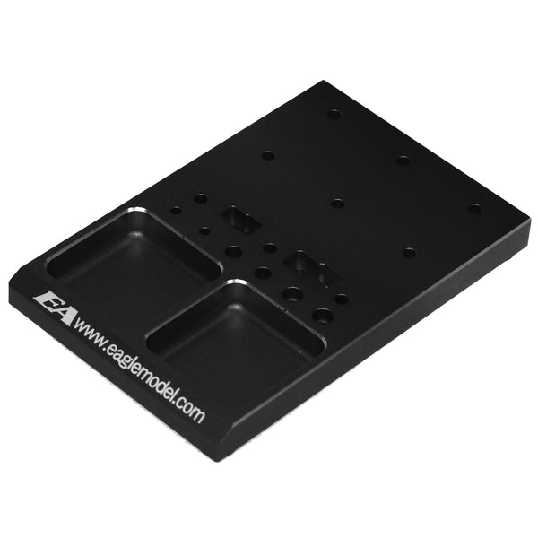BLACK Aluminum SP Maintenance Tray (Rotor Stand/Solid Mount) [Eagle] 3 ...