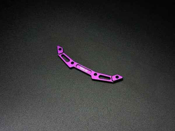 FRONT ALUMINUM BODY POST MOUNT BRACE - BLACK RED PURPLE [Team AD] AD-9 ...