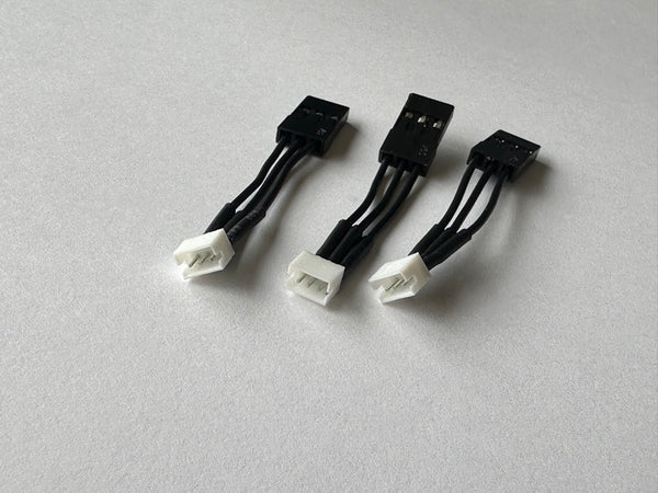 1.5 MINI JST MALE to FEMALE Servo Socket Adapters (SMALL SERVO TO FULL ...