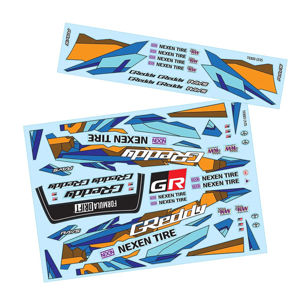 1-10 LIVERY: GR86 GREDDY / NEXEN DECAL SHEET STICKERS [TEAM-C] TC933 ...