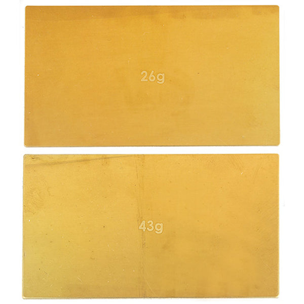 FT Brass Under SHORTY Battery Weights, 26g, 43g (2pc) [Associated] ASC ...