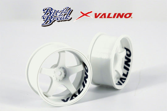 VALINO GV117D 26mm (7 offset - WHITE) (2 PACK) 1/10 Rims Wheel [Buzz B ...