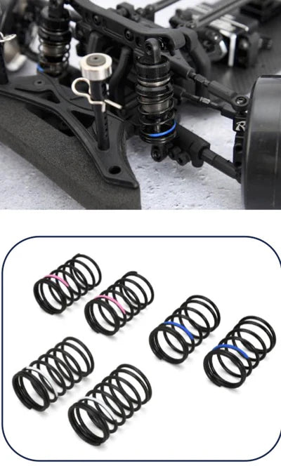Black SUS Drift Spring Set (27mm / 7 / 7.5 / 8T) 6pcs [G-Force] GD103 ...