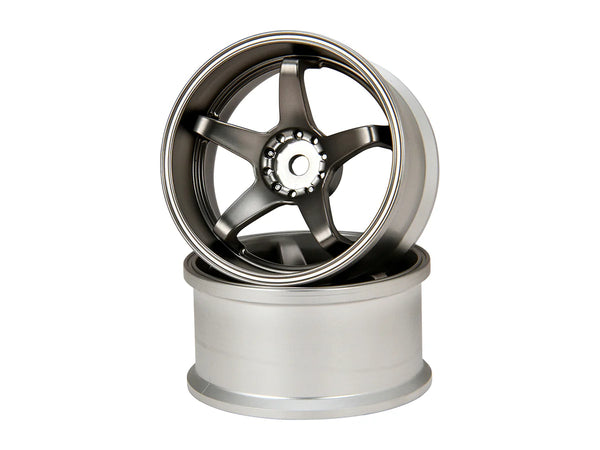 HAYATE - TITAN Silver N-Type Drift Wheel (Normal Traction) 6mm / 8mm 1 ...