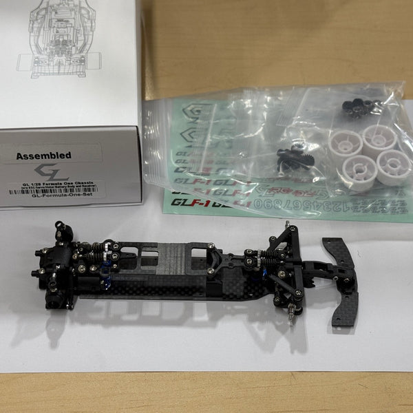 Factory Assembled 1-28 GL Formula One RWD Chassis Kit [GL Racing] GL-F ...