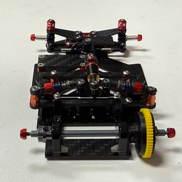PREBUILT: MWX R.1 Race Kit - 1-28TH SCALE 2WD CHASSIS KIT [MWX Perform ...