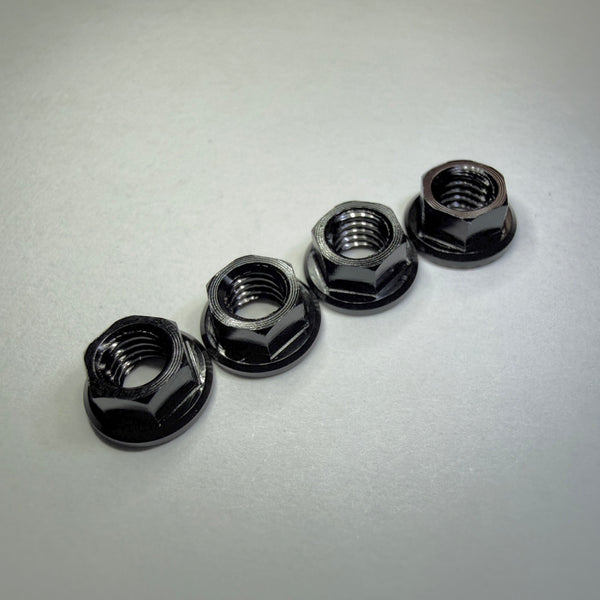 5.5mm Serrated Lightweight Aluminum WHEEL NUTS Lug Nut - Black Red Pur ...