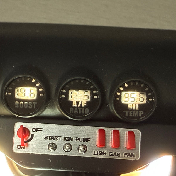 LHD (Analog Cluster) Dash Kit Realistic Scale 1-10 [Shogun Workshop] L ...