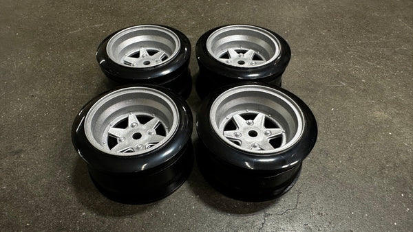 1-10 SSR LONGCHAMP XR-4 RIMS (SILVER) +6 (4 PACK) (INCH DOWN) [K FORCE ...