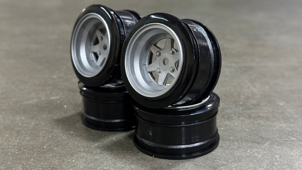 1-10 SSR LONGCHAMP XR-4 RIMS (SILVER) +6 (4 PACK) (INCH DOWN) [K FORCE ...