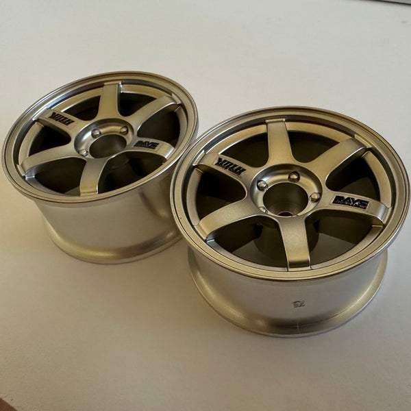 VOLK RACING TE37 TE-37 TE37SL 5mm 8mm Gun Metallic Silver RAYS 1-10 DR ...