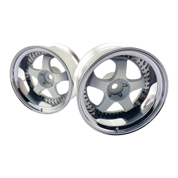 WORK MEISTER S1 3P 6mm - 8mm RIMS PURE WHITE (W/ CHROME LIP) [LAB] LW ...