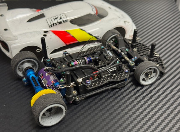 RC28 Pro Deck - 1-28 Carbon Fiber Conversion Chassis Kit [MWX] RC2-PD ...