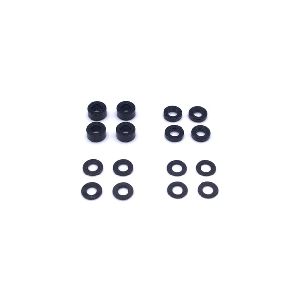 Black aluminum shims set for M2 RTB RTA 1-28 [RTRC] RT111 – Super-G R/C ...
