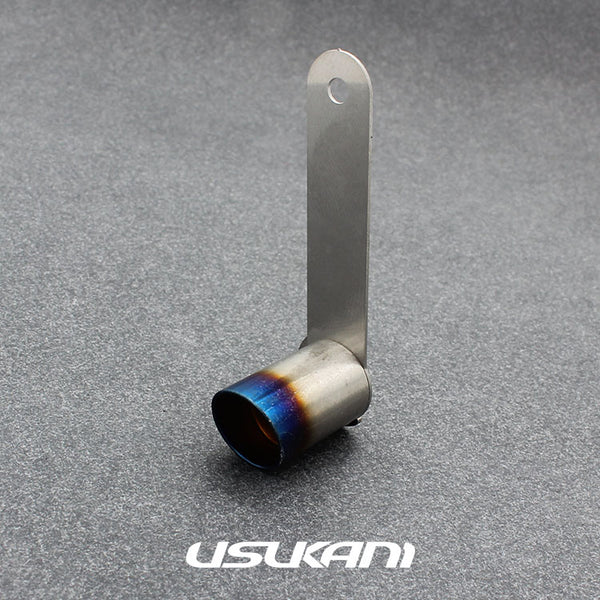 Big LARGE Blast Pipe - 12mm Titanium Burnt Tip (SLANT Cut) 1-10 MUFFLE ...