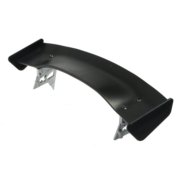 Black SPOILER with SILVER (LOW TRUNK MOUNT) WING STANDS 183mm Wide [EA ...