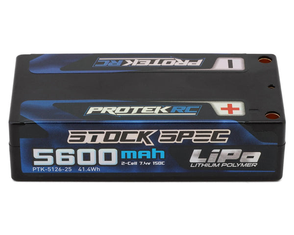 5600mah 2S 150C Low IR Si-Graphene "Stock Spec" Shorty LiPo Battery (7 ...