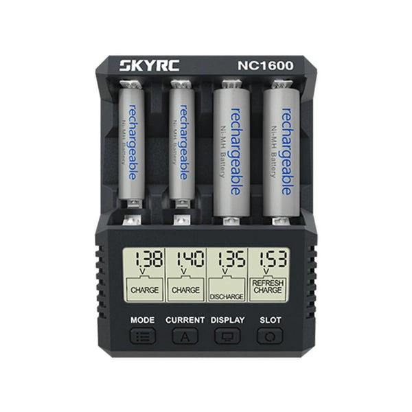 NC1600 4-Slot Smart Battery Discharger & Analyzer for AA-AAA Ni-MH ...