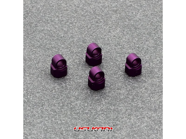 ALUMINUM Upper Car - PURPLE (4pc) for 1/24 Hydraulic Shocks [Usukani ...
