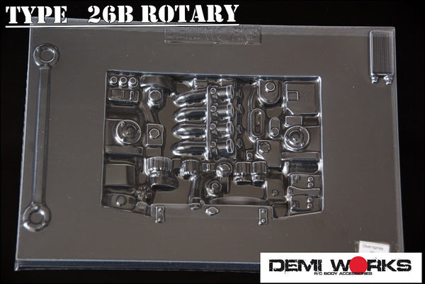 26B ROTARY 4-ROTOR QUAD 1-10 Engine Bay [Demi Works] DW26BR – Super-G R ...