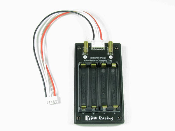 PN Racing Mini-Z AAA Charging Tray with Balance Plug (4.0mm Bullet - B ...