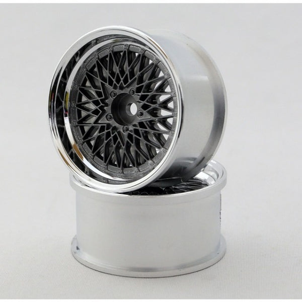 SSR Formula Mesh 19 Rims +8mm - +6mm (GUN METALLIC) [RC-Art] ART4708GM ...