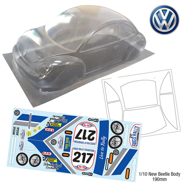 VW BEETLE BUG 1-10 Body Shell [Quality RC] QRC-107 – Super-G R/C Drift ...