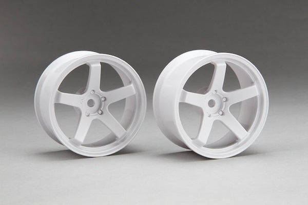 F23 - 5 Spoke White - Black - Gun Metal - Rims (5mm - 7mm) [Shibata] D ...