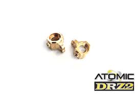 DRZV2 BRASS Front RWD Knuckles Set [Atomic] DRZV2-05 – Super-G R/C ...