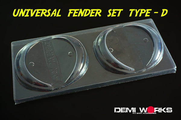 Rivet Type D 1-10 6mm Universal Fender Flares - Widebody [Demi Works ...