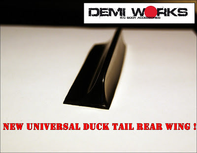 Universal Duck Tail Rear Wing (155mm Wide) [Demi Works] DWURW-A – Super ...