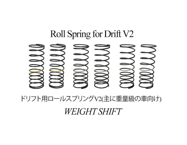 DRIFT ROLL SPRINGS V2 (WEIGHT SHIFT) [Topline] ET-010S ET-010M ET-010H ...