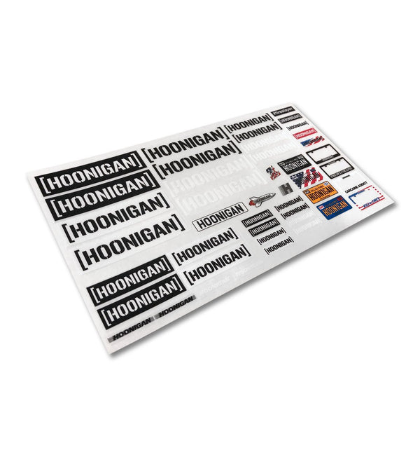 Hoonigan RC Sticker Decal Sheet (230mmx135mm) [Hoonigan] HA326HNRC-AST ...