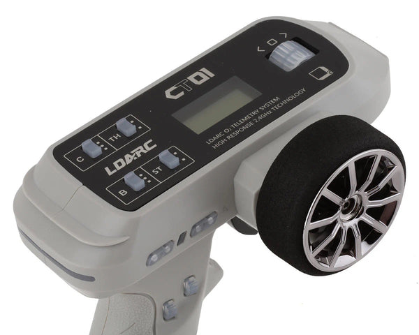 WHITE LDARC CT01 8-Channel 2.4Ghz Telemetry Radio System (w- Receiver ...
