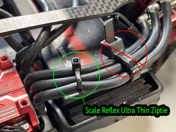 Mini Micro Zip Ties Ultra thin Zipties 50pk [Scale Reflex] 700060 ...