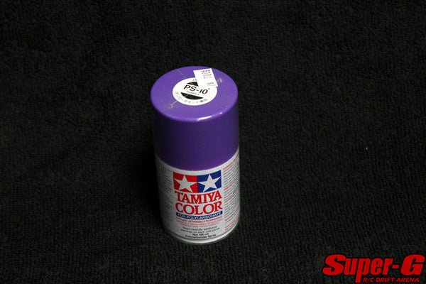 Tamiya - Purple - PS-10 Polycarbonate Spray Paint – Super-G R/C Drift Arena