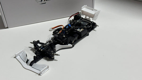GLF-1 RWD Chassis 1-28 F1 *FACTORY ASSEMBLED* w MOTOR SERVO + ESC [GL ...