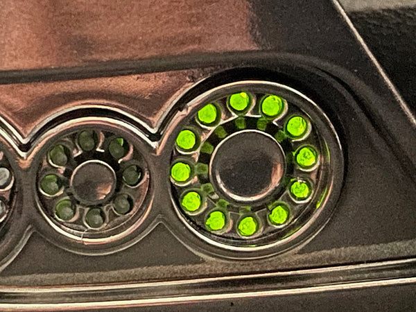 180SX Halo LED Taillight Light Buckets TAIL Brakelight Brake FIBER OPT ...