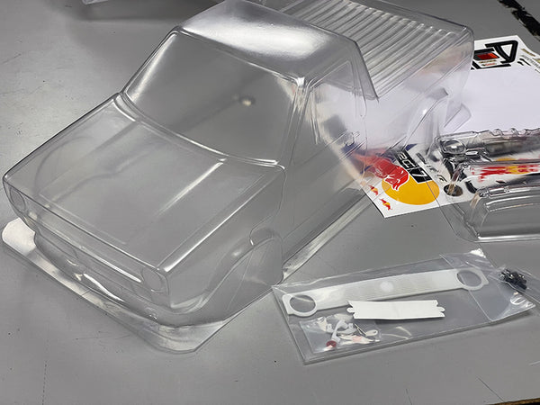 VW Volkswagen Caddy Minitruck Pickup Mini Truck 1-10 Body Shell [Quali ...