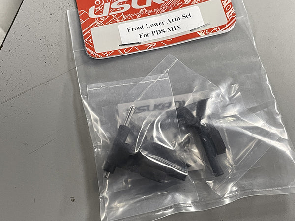 Front Lower Arms Set for PDS [Usukani] PDSP-63 – Super-G R/C Drift Arena