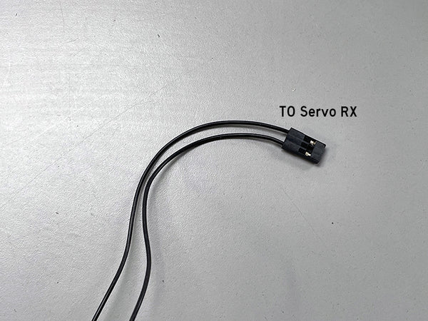 Reflex BLACK SERVO BEC BYPASS PATCH CABLE ESC Wire (SOLDER FREE BEC SO ...