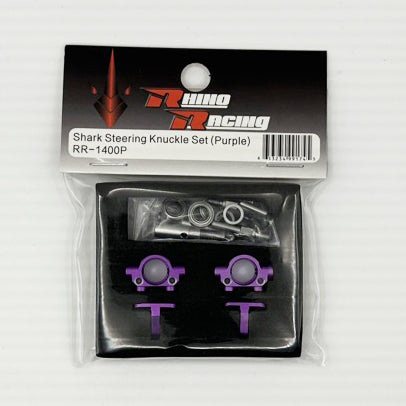 SHARK - Front Steering Aluminum Knuckle Set - RED PURPLE BLACK [Rhino ...