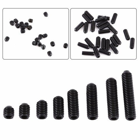 Black ALL THREAD GRUB - SET SCREWS M3 [SR] 3mm ~ 25mm (6pc) – Super-G R ...
