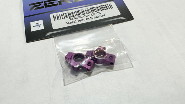 Metal (aluminum) TYPE-2 Rear Upright Hub Carrier Set for RW00 [ZeroRC ...