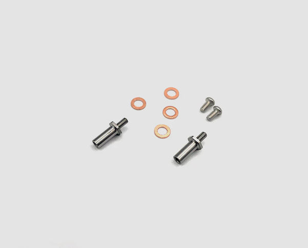 RX28 Titanium Reverse Thread Adjustable Front Axles [Reflex Racing] RX ...